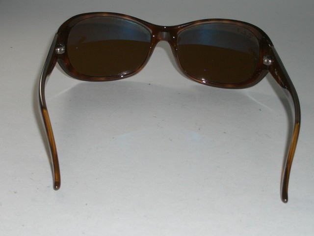 Ray Ban RB4061 Tort Brown Shade Polarized Lens Wrap Sunglasses S12 for ...