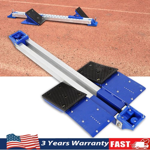 Starting Blocks Runway Track And Field Sports Natural Etallic And Blue ...