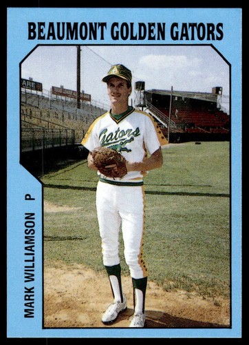 1985 TCMA Beaumont Golden Gators Mark Williamson Beaumont Golden Gators ...