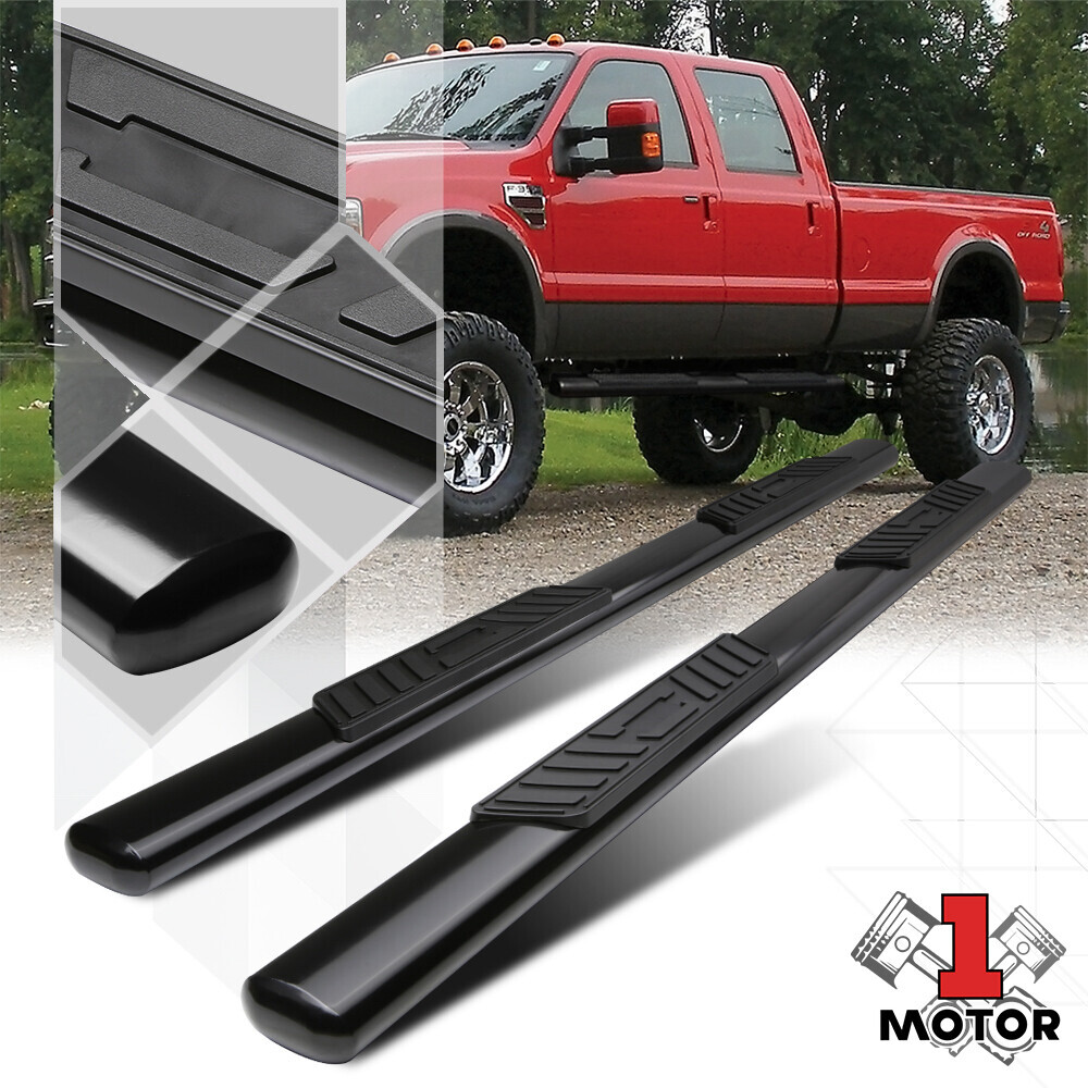Black 5" Side Step Nerf Bar for 99-16 F250 F350 F450 F550 SD Crew ...