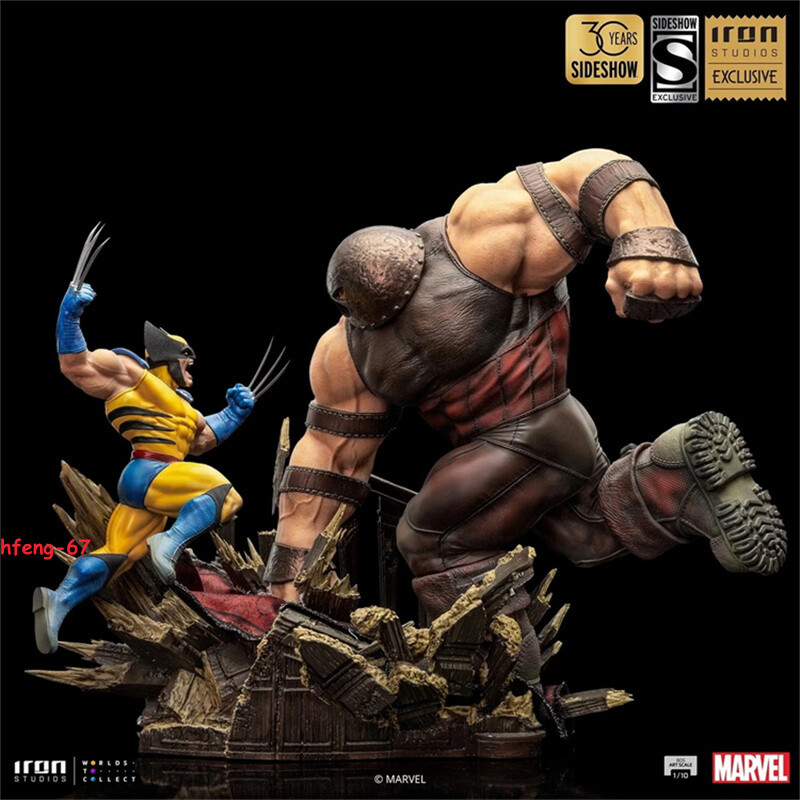 In Stock New Iron Studios X-Men Wolverine VS Juggernaut BDS Art 1/10 ...