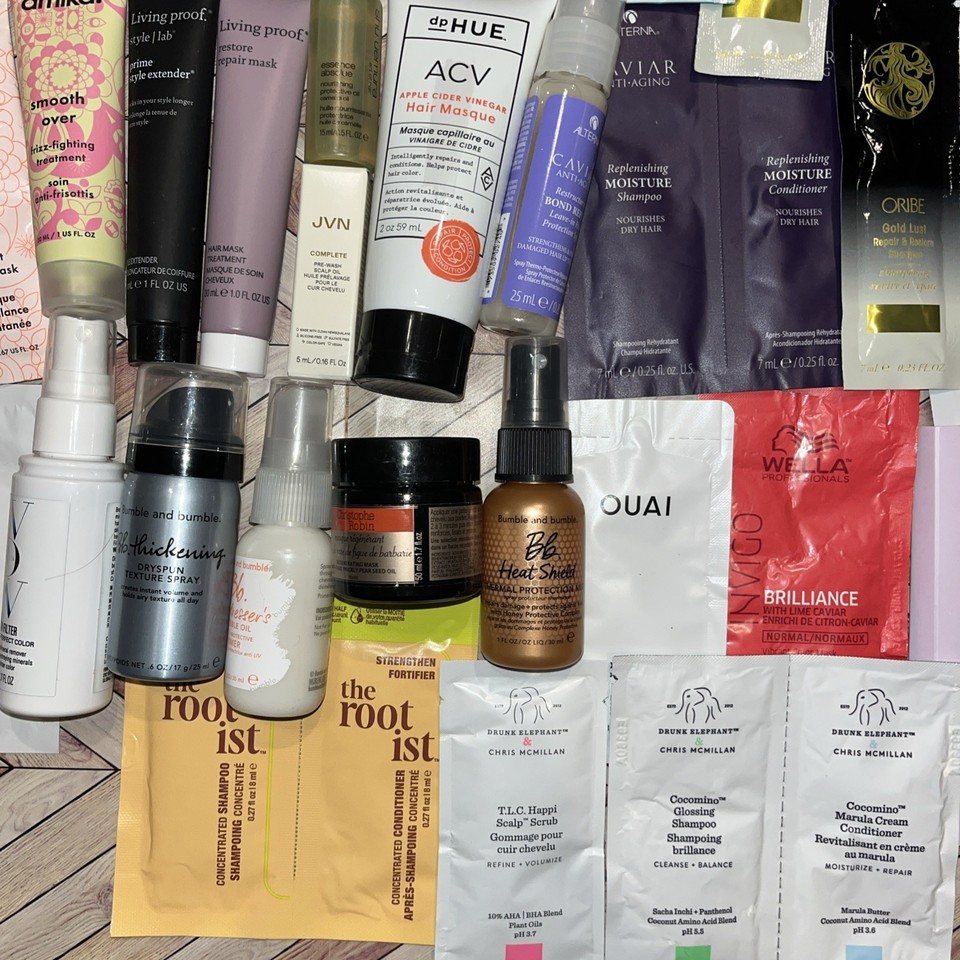 High End Haircare Travel & Sample Lot Of Untested Items No Repeats 20 ...
