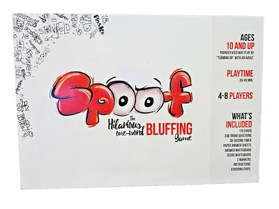 Inspiration Play Spoof - The Hilarious One Word Bluffing Board Game ...