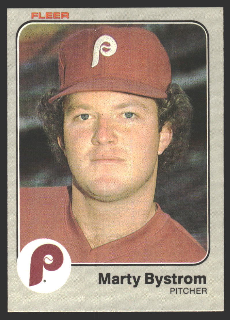 Marty Bystrom #154 1983 Fleer Philadelphia Phillies | eBay