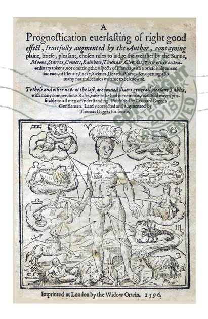 Leonard Digges : Prognostication Everlasting of Right Good 1596 ...