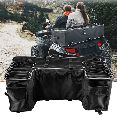 ATV Part Rear Rack Back Seat Storage Pack Luggage Bag Cushion Pad ...