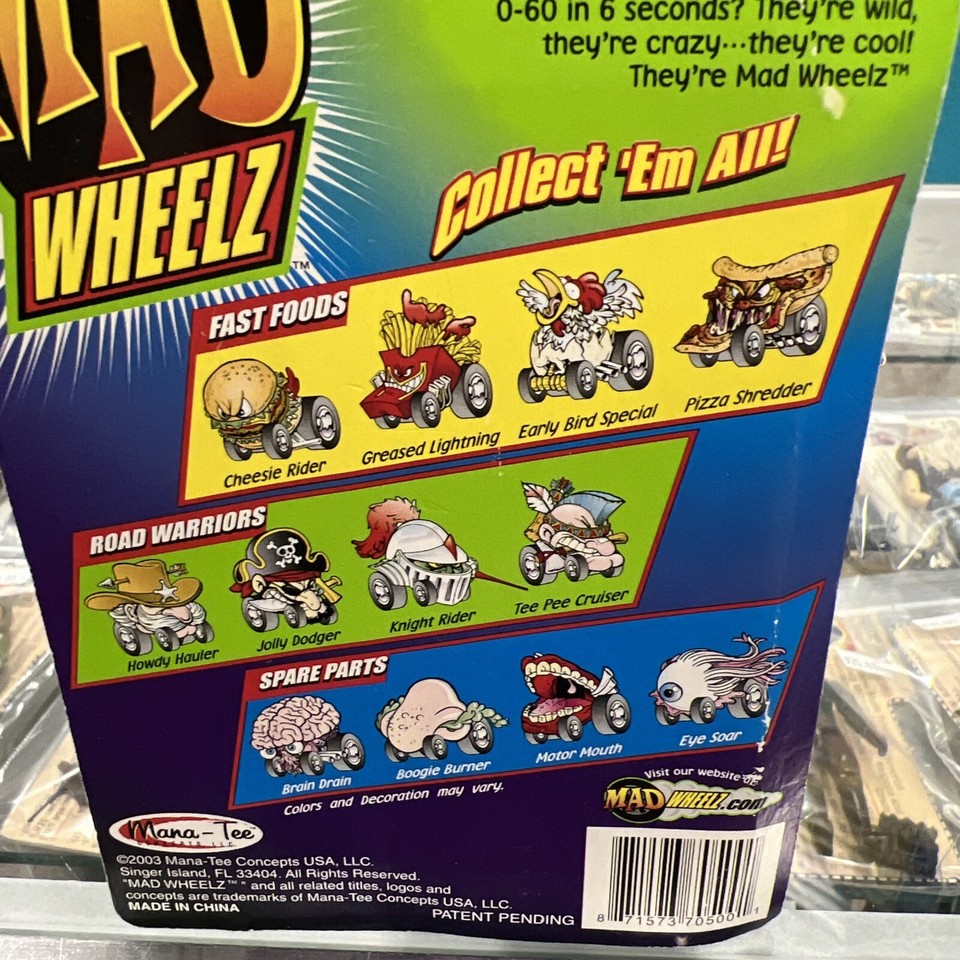 2003 Mana-Tee Mini Mad Wheelz Complete Series 1 Set Of 12 Cars Micro ...