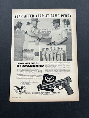 1956 Hi Standard Magazine Ad Vintage Army Ad | eBay