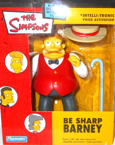 The SIMPSONS world of springfield BE SHARP BARNEY toyfare mail away ...