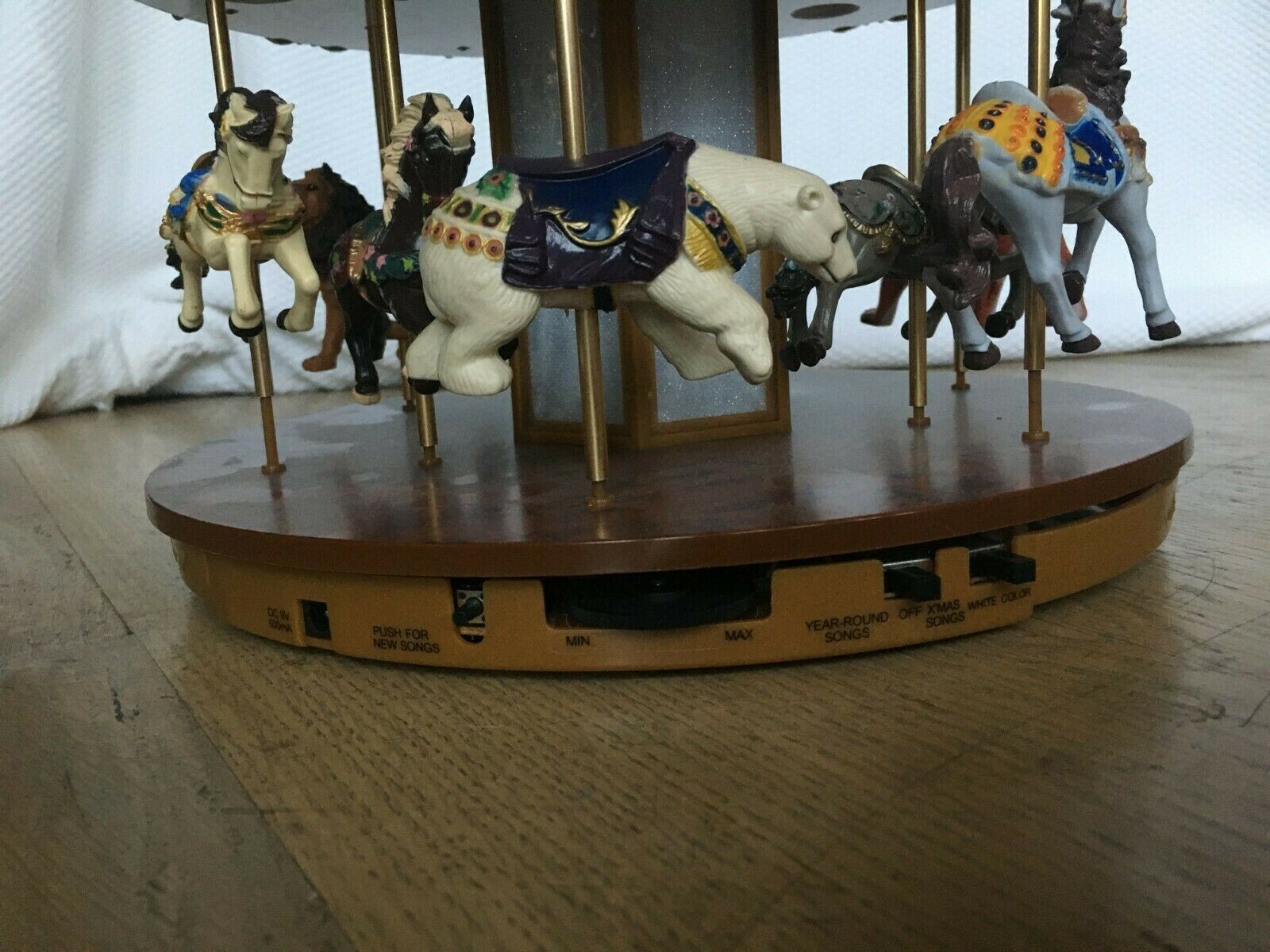 Christmas Merry Go Round in Working Condition | eBay