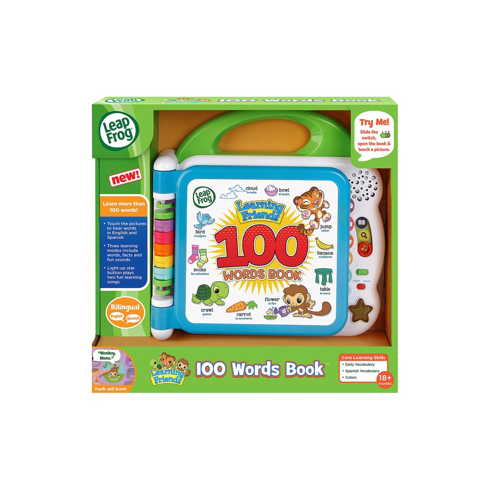 LeapFrog 80-601540 Learning Friends 100 Words Book, Green | eBay