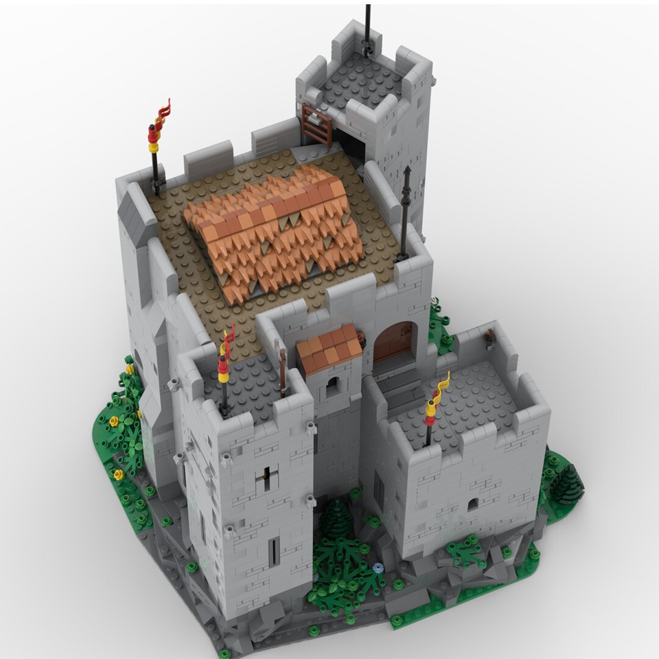 10305 Alternative Build: Castle Keep + Chain Towers + Castle Tower with ...