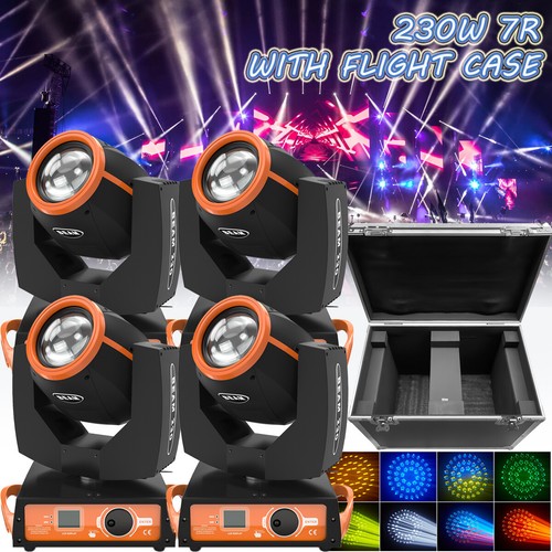 4X 230W 7R 8 Prism Stage Lightis DMX LED Beam Moving Head Light DJ ...