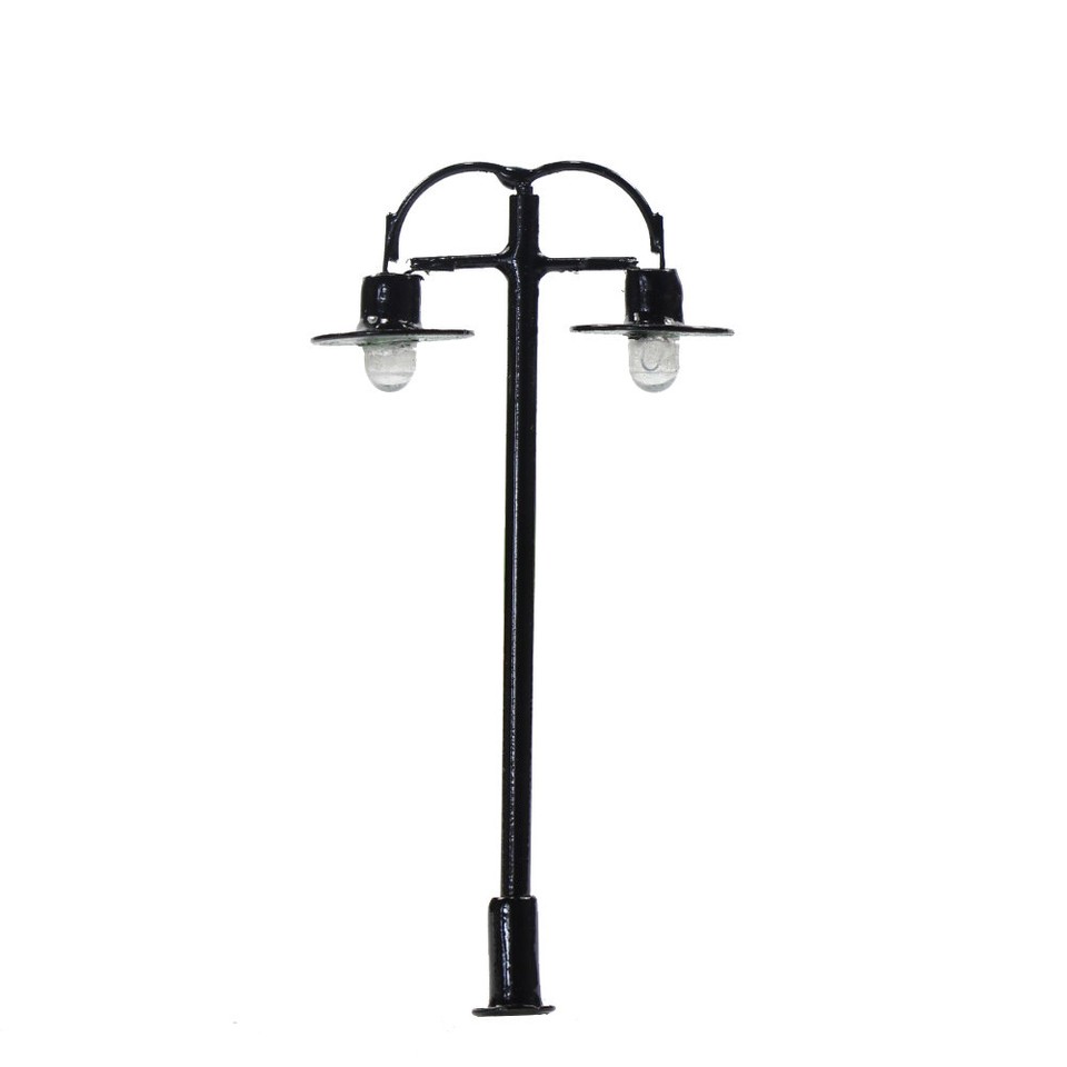 L333 20pcs Model Railway Lamppost lamp HO Scale 1:87 4.5cm 12V | eBay