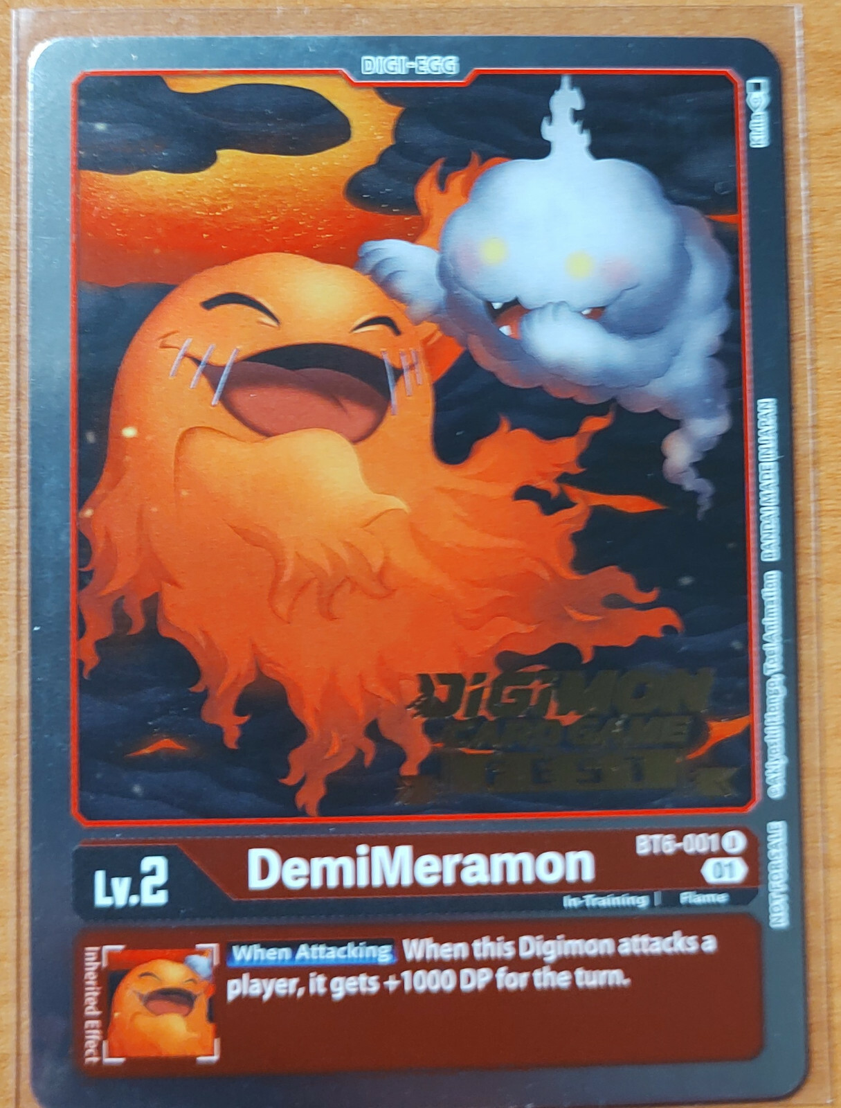 DemiMeramon - BT6-001 (Digimon Card Game Digifest Festival 2022) | eBay ...