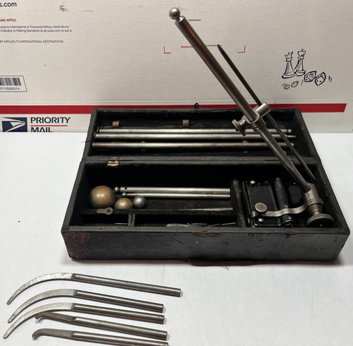 VINTAGE Starrett Machinist Tool Holder Surface Spindle Gage Base Gauge | eBay