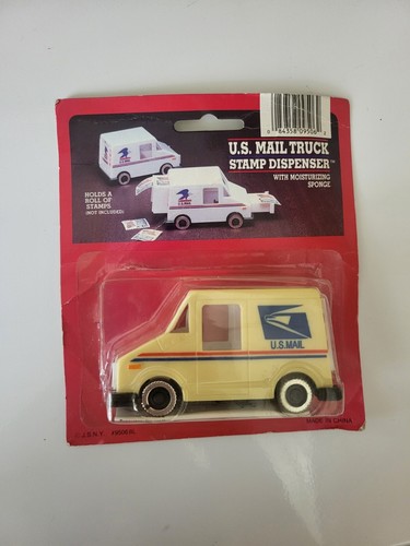 RARE Vintage Plastic Mail Truck USPS US Postal Service Stamp Dispenser ...