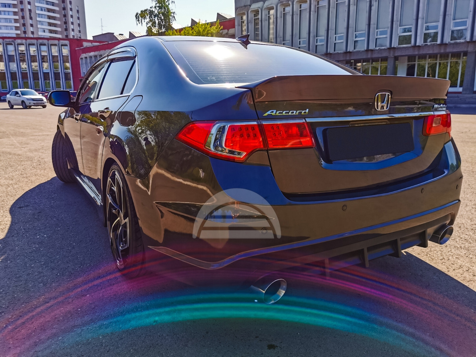 Diffuser Rear For Acura TSX Honda Accord 8 Cu2 Compatible with Modulo ...