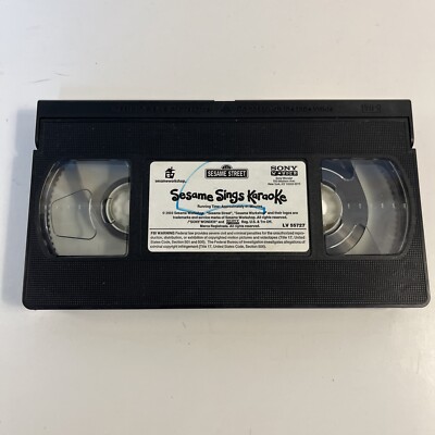 Sesame Sings Karaoke 2003 - Sesame Street VHS | eBay