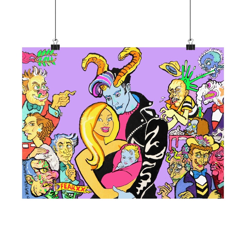 7 Deadly Sins-Envy- Horror Art by R.Thompson 8x10", 14x11",16x12" Matte ...