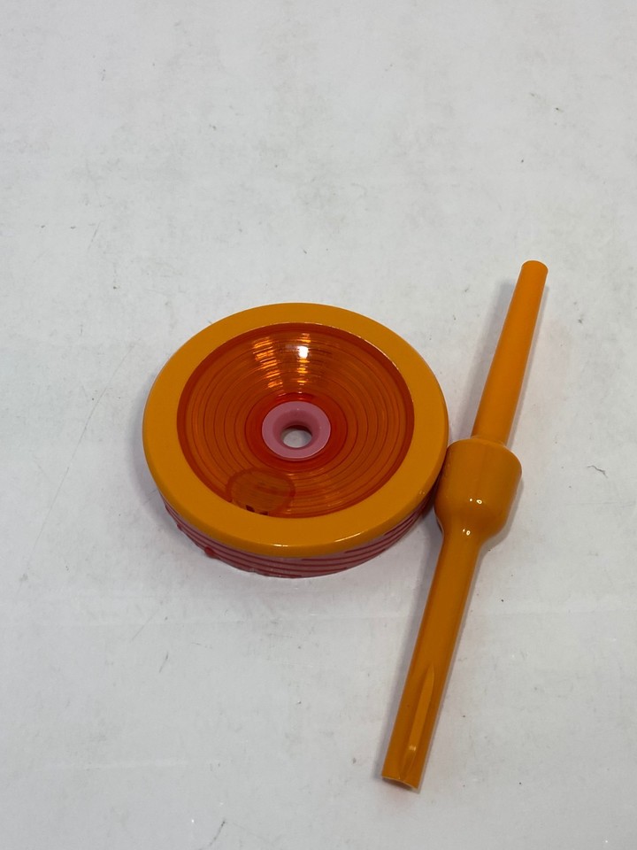 🌊 KIDS CONTIGO ORANGE SPILL PROOF SIP STRAW LID ONE WAY VALVE STRAW 3.5 ...