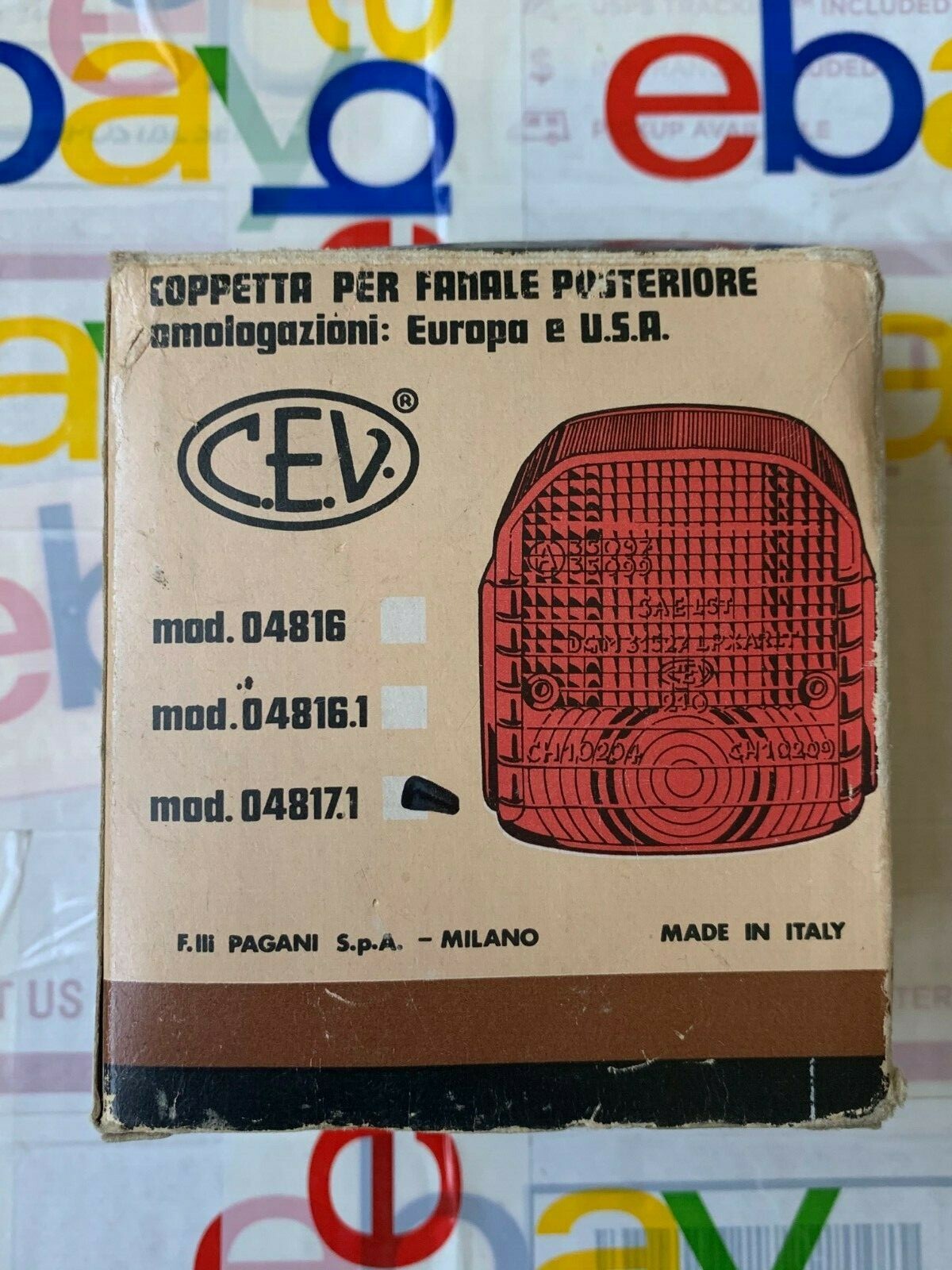 Genuine CEV Tail Light Lens Model 04817.1 Gilera Tail Light Lens Made ...