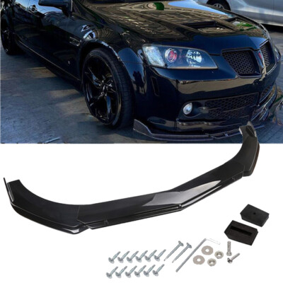 For Pontiac G8 GT GTO Front Bumper Lip Splitter Diffuser Body Kit Gloss ...