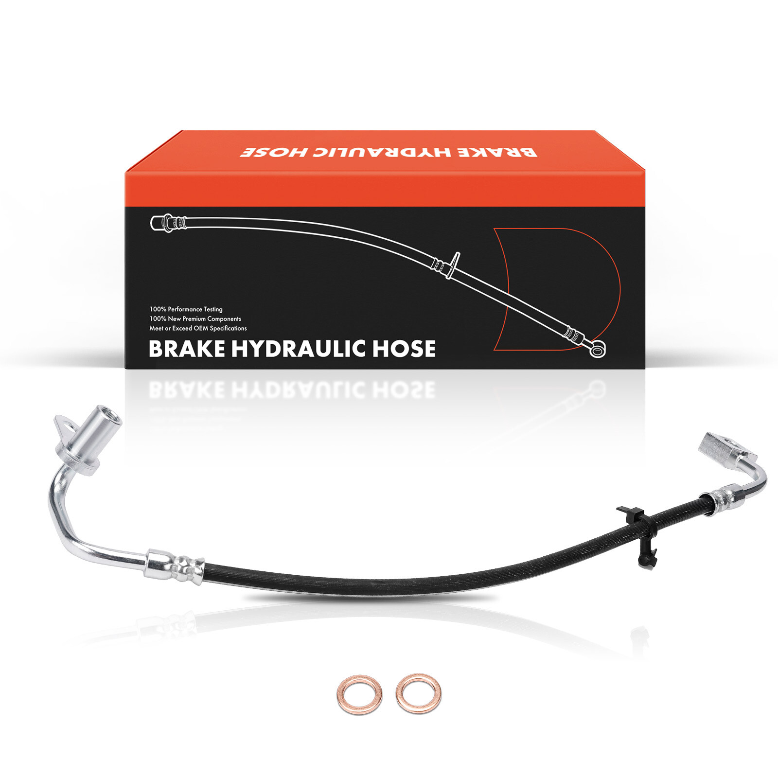 New Brake Hydraulic Hose for Ram 1500 2019-2024 Front Passenger Side ...