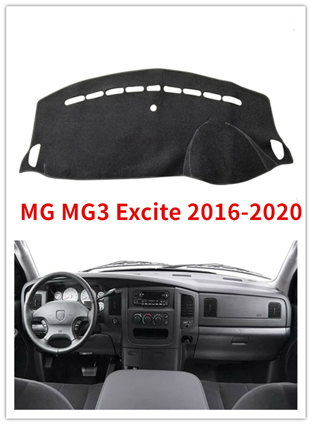 Non-Slip Dash Mat for MG MG3 Excite CORE MY21 MY22 Hatchback 2016-2024 ...