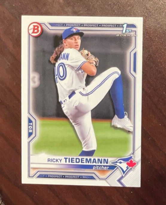 RICKY TIEDEMANN - 2021 1st Bowman Draft #BD-89 FS QTY | eBay