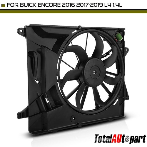 Engine Radiator Cooling Fan Assembly w/ 4-Pin for Buick Encore 2016 ...