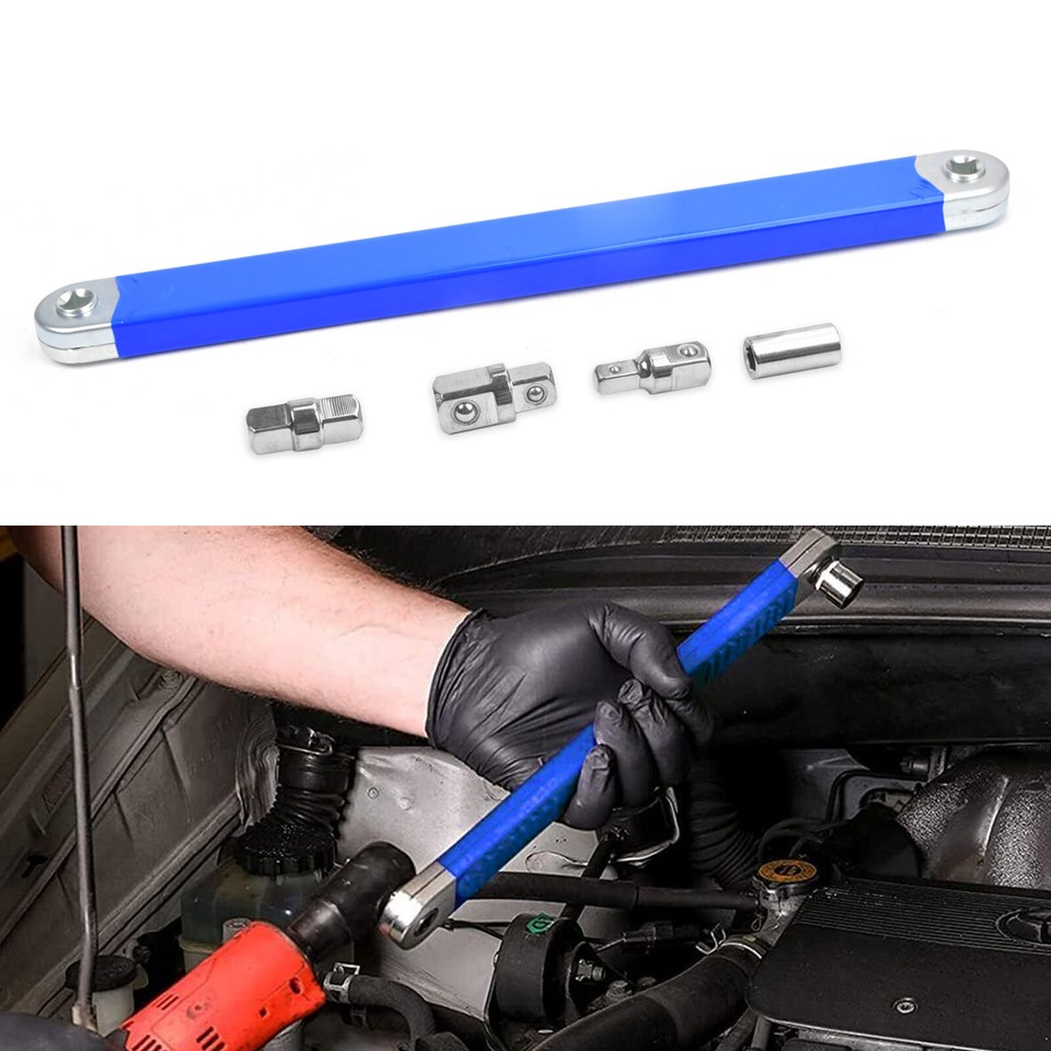 Offset Extension Wrench Ratchet Spanner Wrench Extender Adapters ...