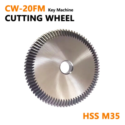 CW-20FM Key Machine Cutter Cutting Wheel HSS M35 Compatible with HPC ...