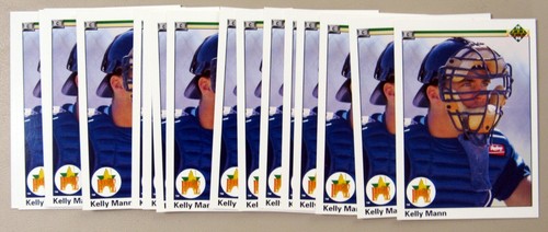 1990 Upper Deck Kelly Mann 19ct RC Rookie Braves Baseball Card Lot ...