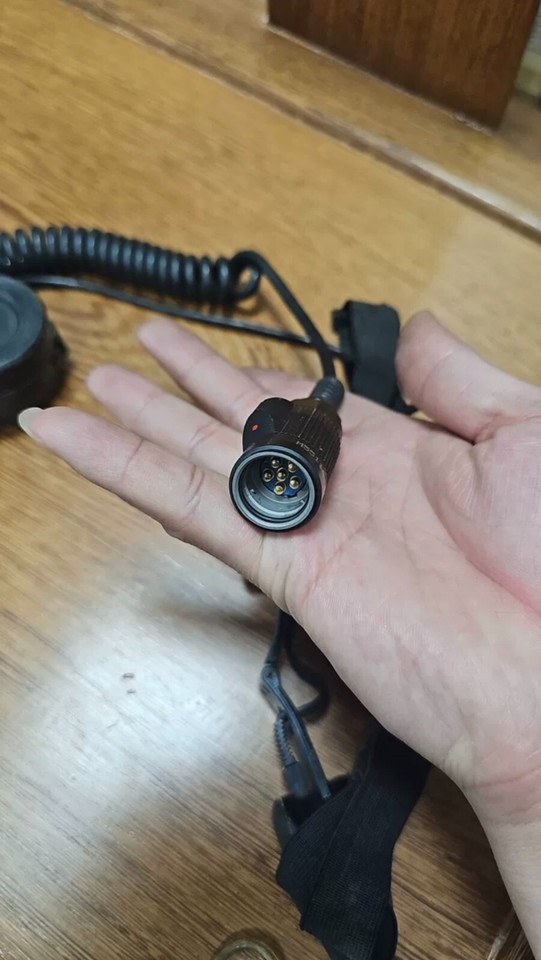 Used TEA LASH THROAT MIC D S-WITCH PTT For MBITR HARRIS THALES PRC148 ...