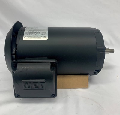Hoffman/Weg 3PH Motor, DM0460, 3HP 3600RPM, 143/5TCZ, 230/460V, #95301 ...
