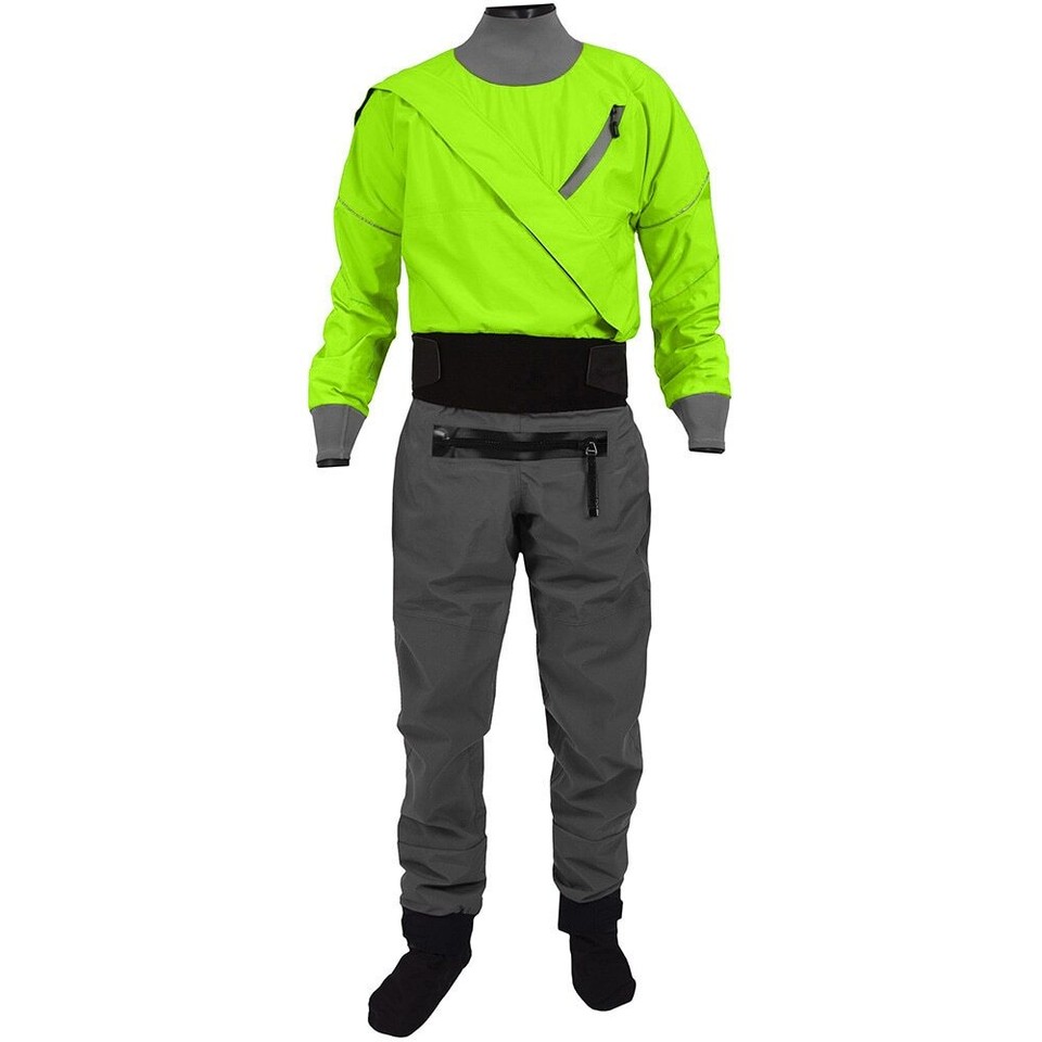 Kayak Drysuit for Men Dry Suits Latex Cuff Gasket on Neck and Wrist ...
