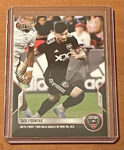 2022 TOPPS NOW MLS #47 TAXI FOUNTAS - NUMBERED 95/99 BLACK PARALLEL | eBay