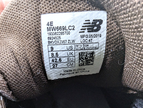 New Balance 669 Shoes MW669LC2 Mens 9 4E Wide Trail Walking Hiking ...