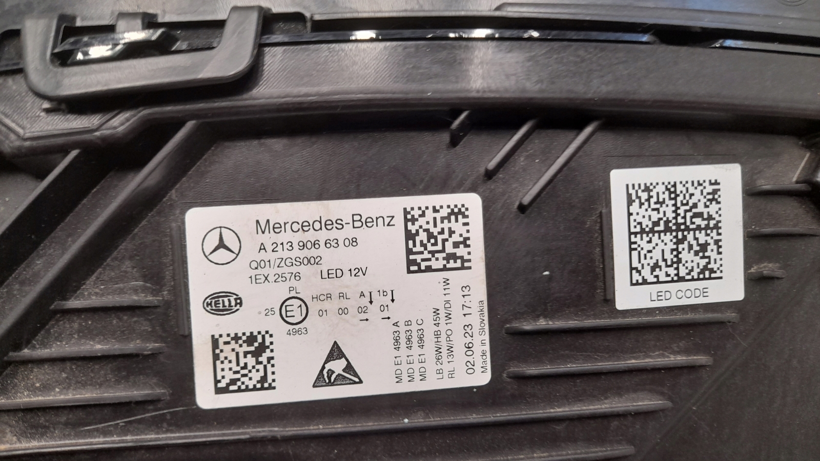 Faro delantero izquierdo mercedes-benz w213 a2139066308 facelift led | eBay