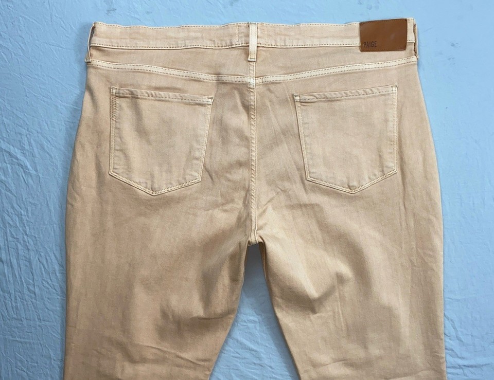 Paige 'Federal' Slim Straight Stretch Jeans in Vintage Peach Fuzz. Men ...