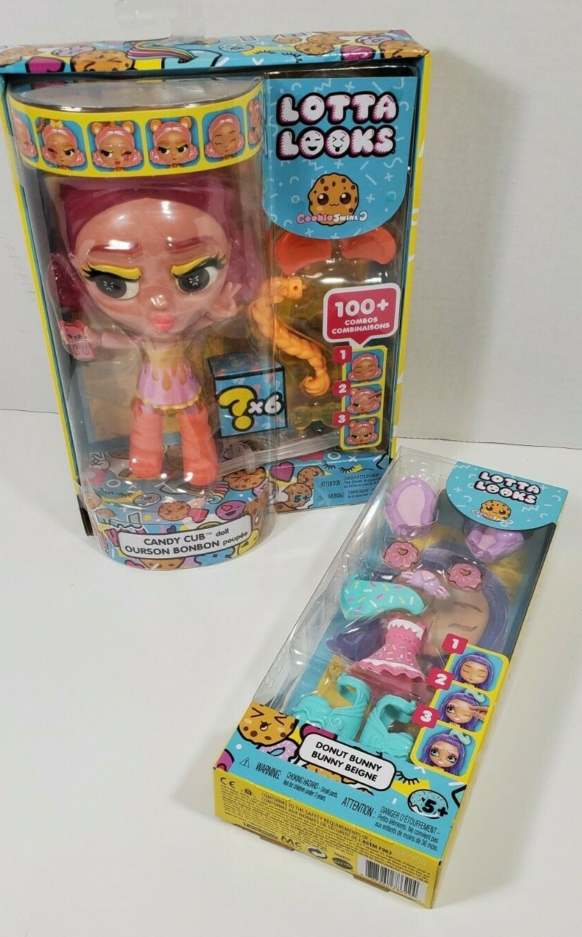 NEW 2019 Lotta Looks Doll Candy Cub Surprises Mattel Facial Expression ...