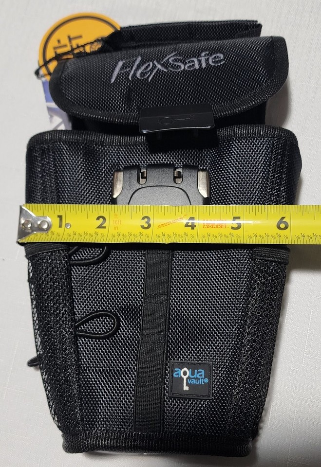 FlexSafe Portable Travel Safe by AquaVault Anti -Theft Black Lockable ...