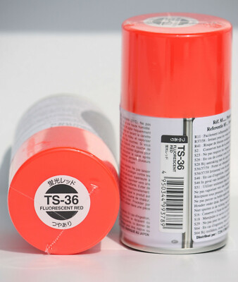 Tamiya Peinture Bombe TS36 Rouge FLuorescent | eBay