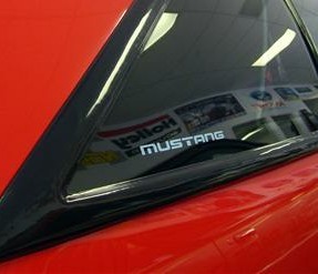 1979-1993 Ford Mustang Quarter Window Sticker Decals x4 | White | Vinyl ...