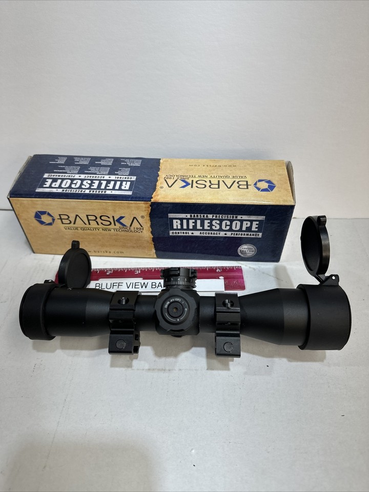 Barska 4x32 IR Rifle Scope w/ Illuminated Reticle NIB | eBay