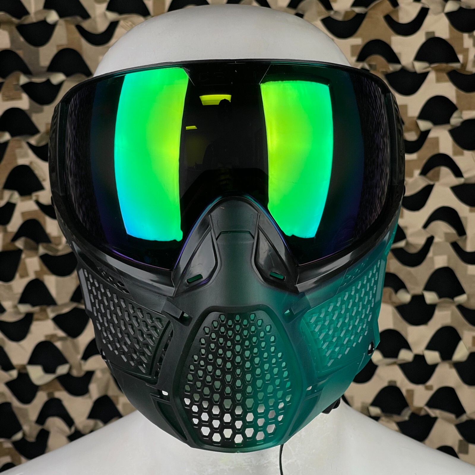 NEW Carbon CRBN Zero Pro Paintball Mask (More Coverage) Fade Forest ...