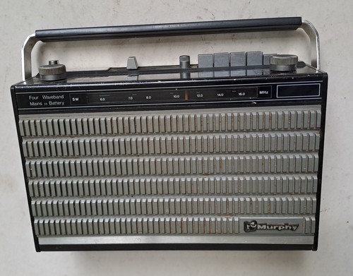 VINTAGE MURPHY TRANSISTOR RADIO / MW 5775 A / RANK RADIO INTERNATIONAL ...