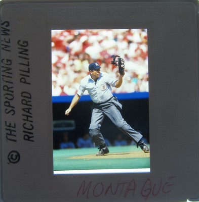 ED MONTAGUE MAJOR LEAGUE UMPIRE 1974-2009 umpired 4369 GAMES ORIGINAL ...