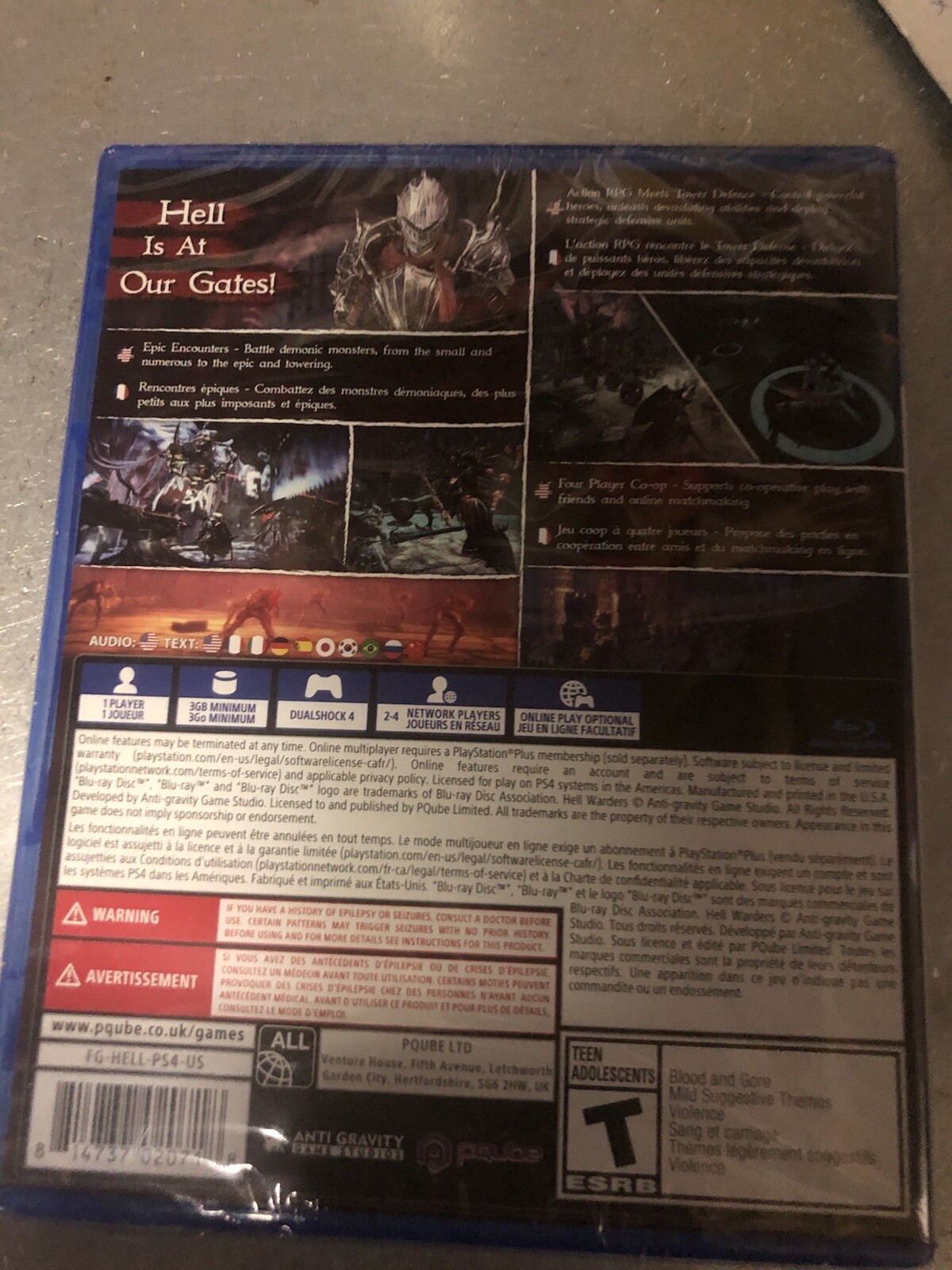 Hell Warders - Sony PlayStation 4 for sale online | eBay